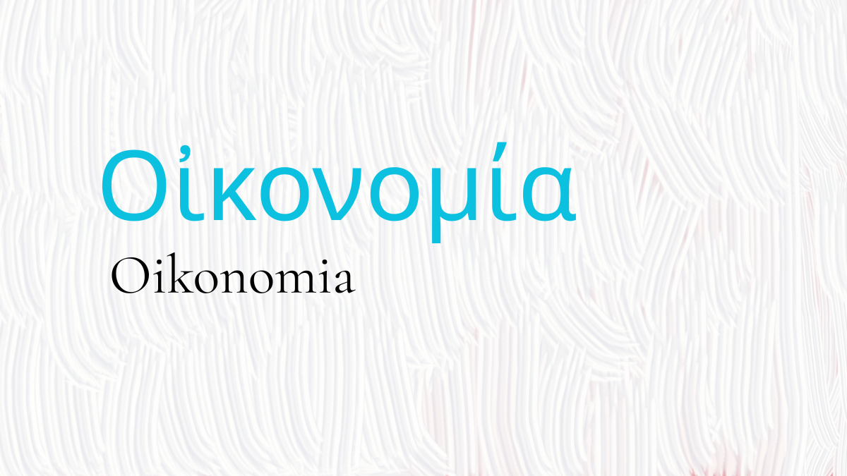 International Workshop “Oikonomia” – Relationship, Care and the Economy ...